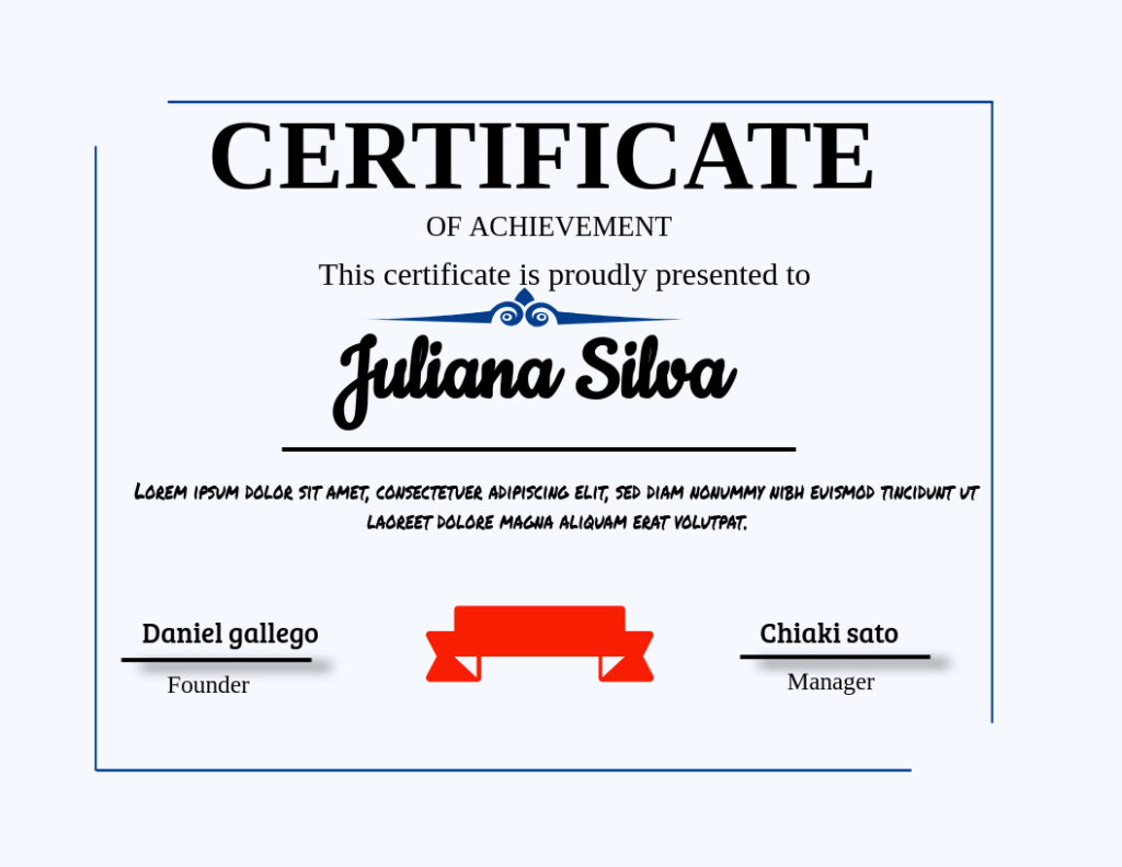 Blue Horizon Graphics: Minimalist Achievement Certificate Kit | Graphic ...