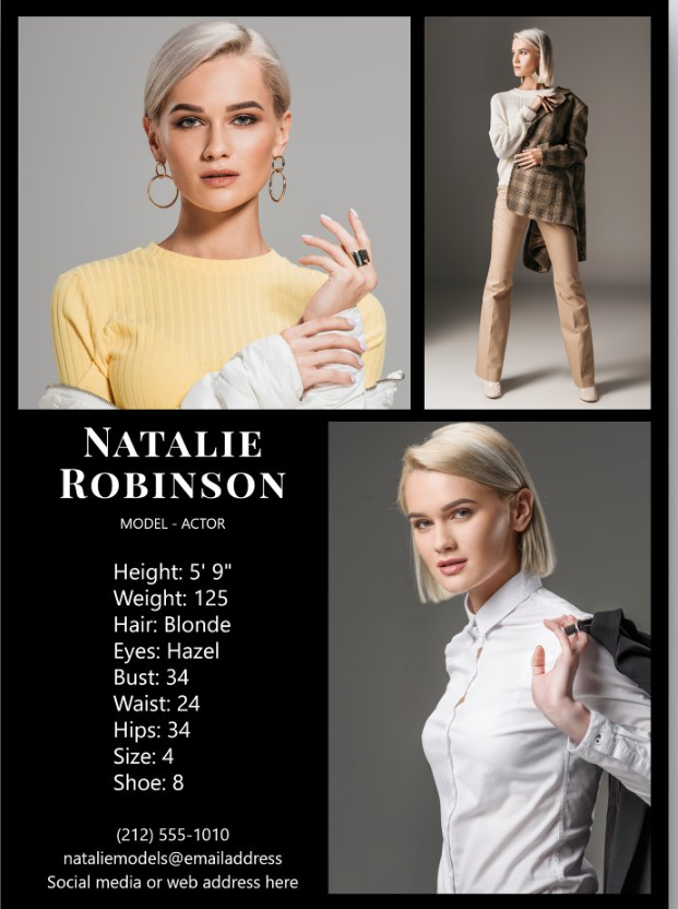 From Newcomers to Pros: 1000+ Model Comp Card Examples to Learn From